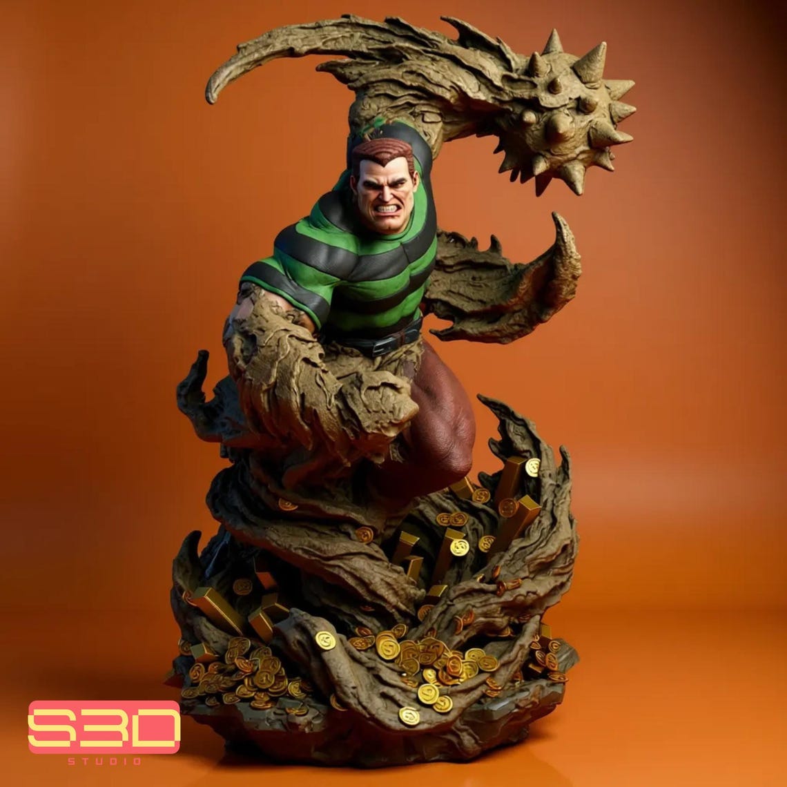 Sandman STL Figure 1:6 Scale | 3D Print Model | Pre-supported & Non ...