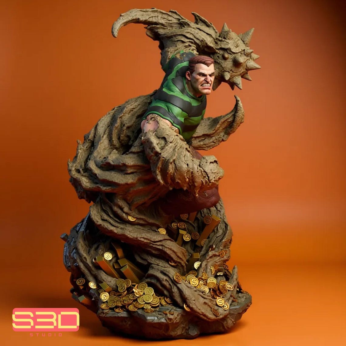 Sandman STL Figure 1:6 Scale | 3D Print Model | Pre-supported & Non ...