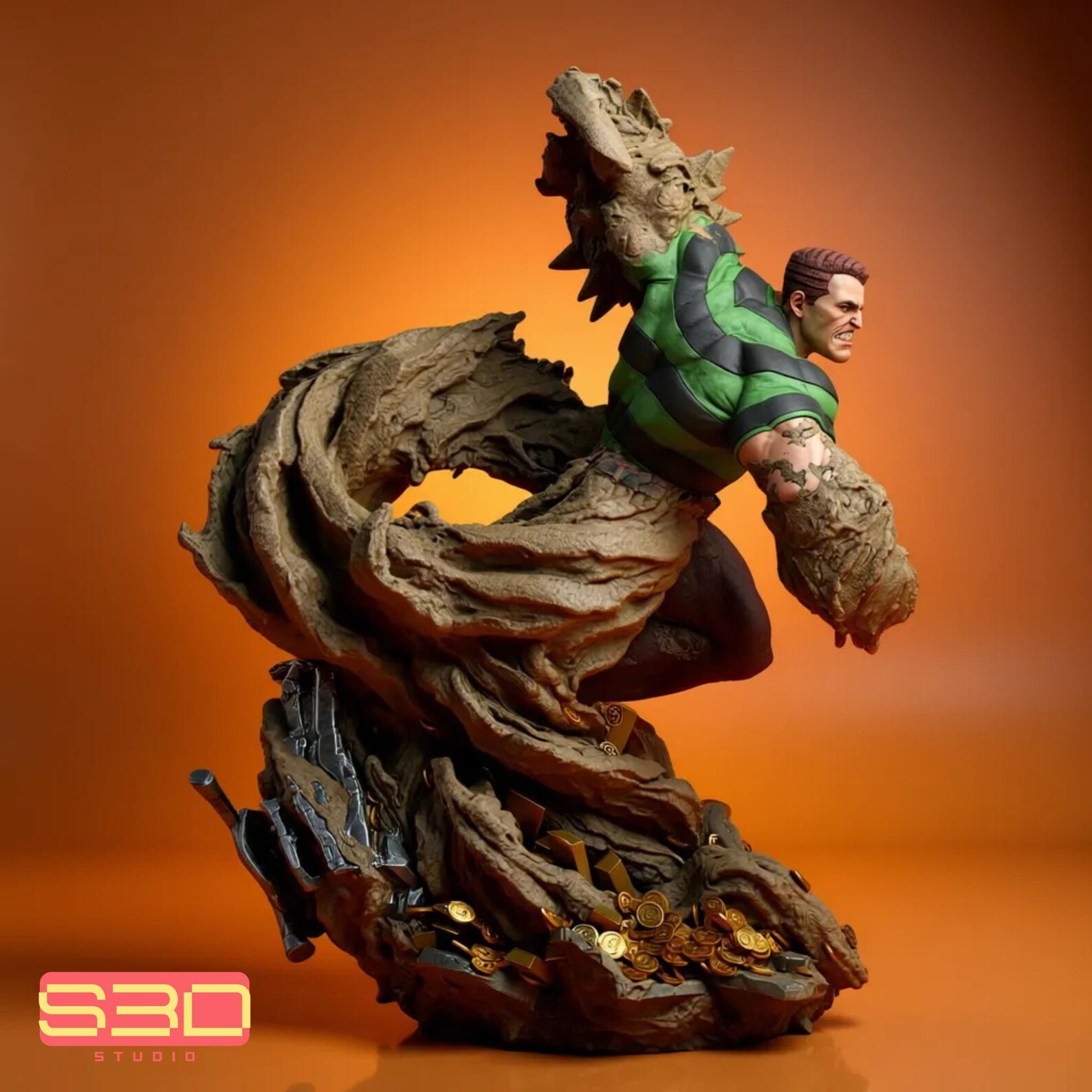 Sandman STL Figure 1:6 Scale | 3D Print Model | Pre-supported & Non ...