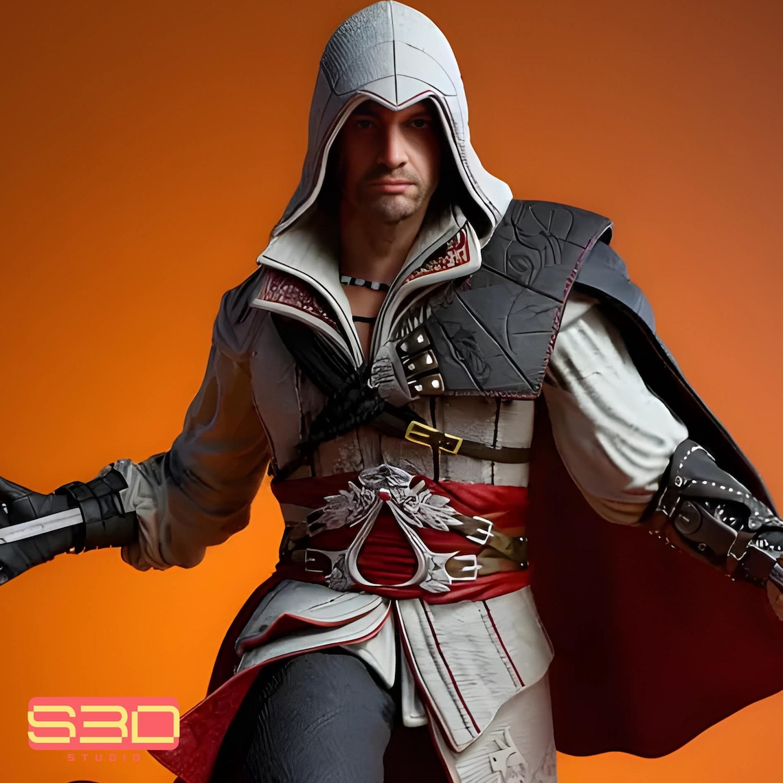 Ezio 3D Print STL | Multiple Scale Figure | Bust Version | Digital ...