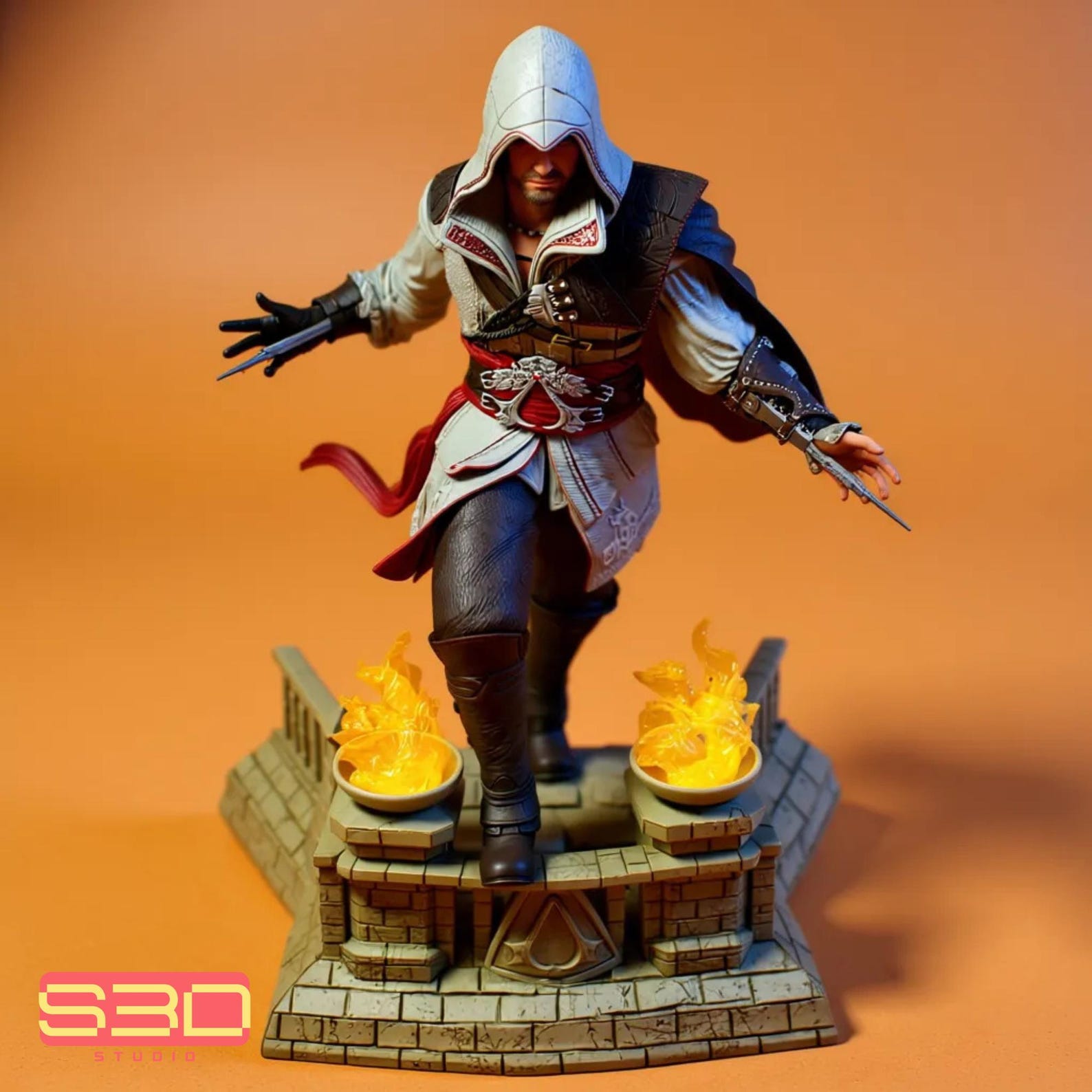 Ezio 3D Print STL | Multiple Scale Figure | Bust Version | Digital ...