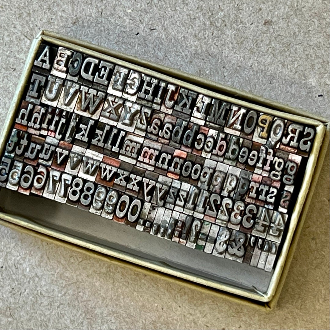 18pt PT Barnum Letterpress Font for Printing Stamping and Collecting - Etsy