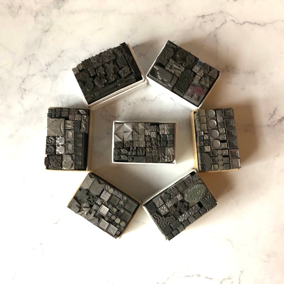 Small Collections of Letterpress Cuts or Ornaments for Printing ...