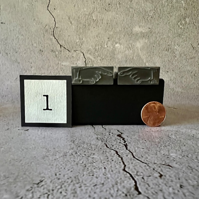 Ludlow Type Pointy Fingers for Printing, Stamping and Clay Stamping - Etsy