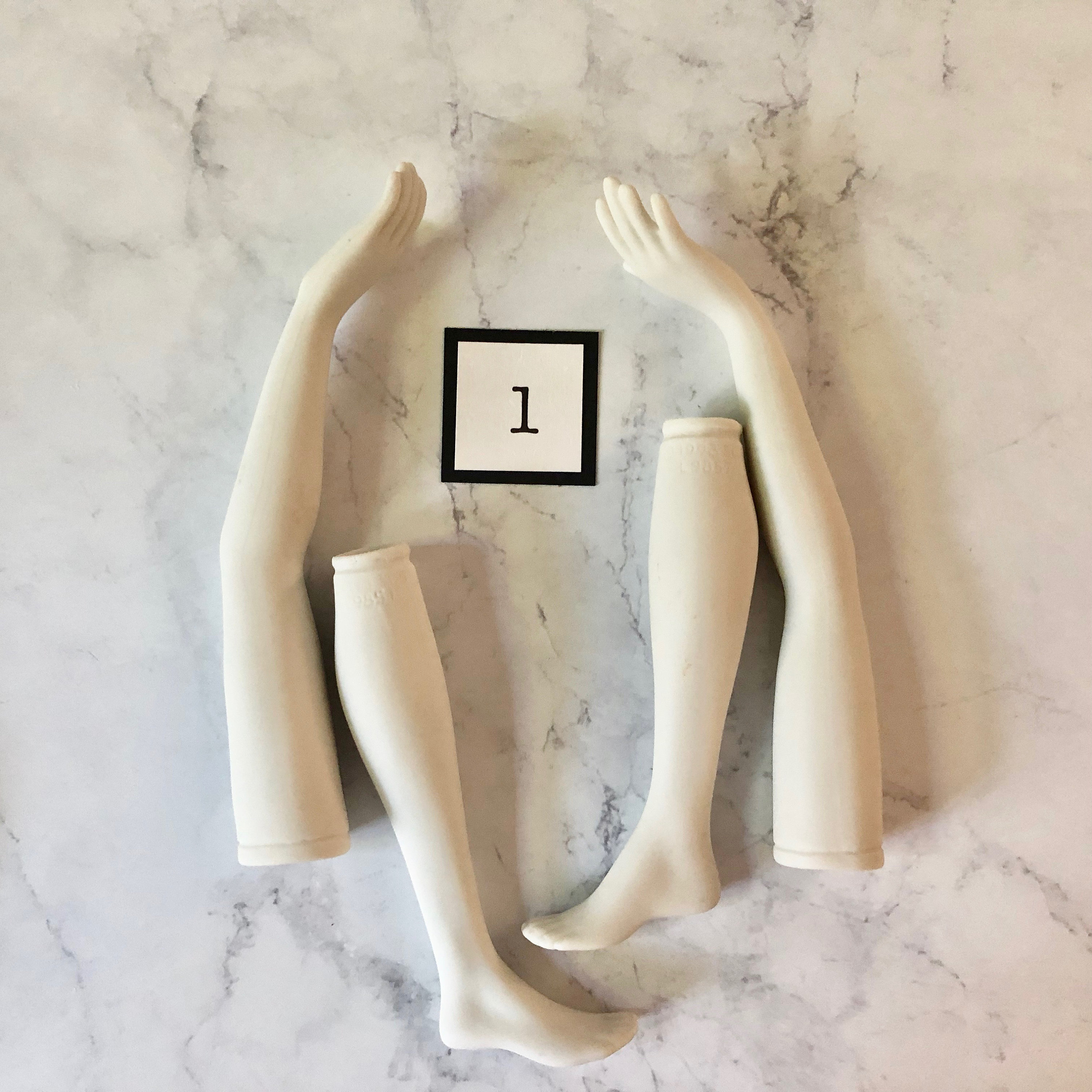 Vintage Porcelain Doll Arms And Legs Sets Etsy