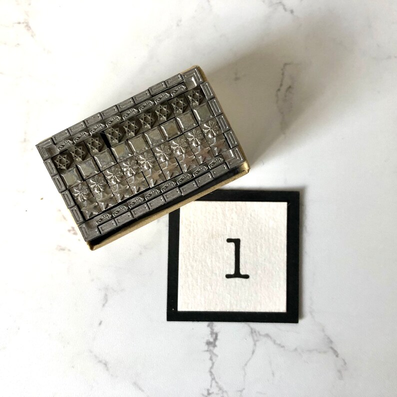 Tiny Type Letterpress Borders for Printing Stamping and - Etsy