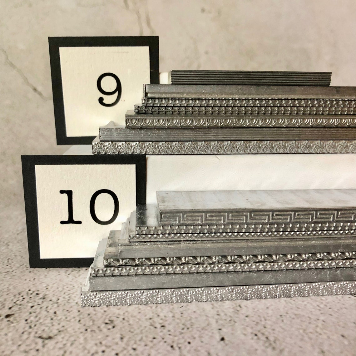 One Pound Border Type Letterpress Type Choose Your | Etsy