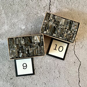 Medium Box of Vintage Letterpress Punctuation for Printing and Stamping ...