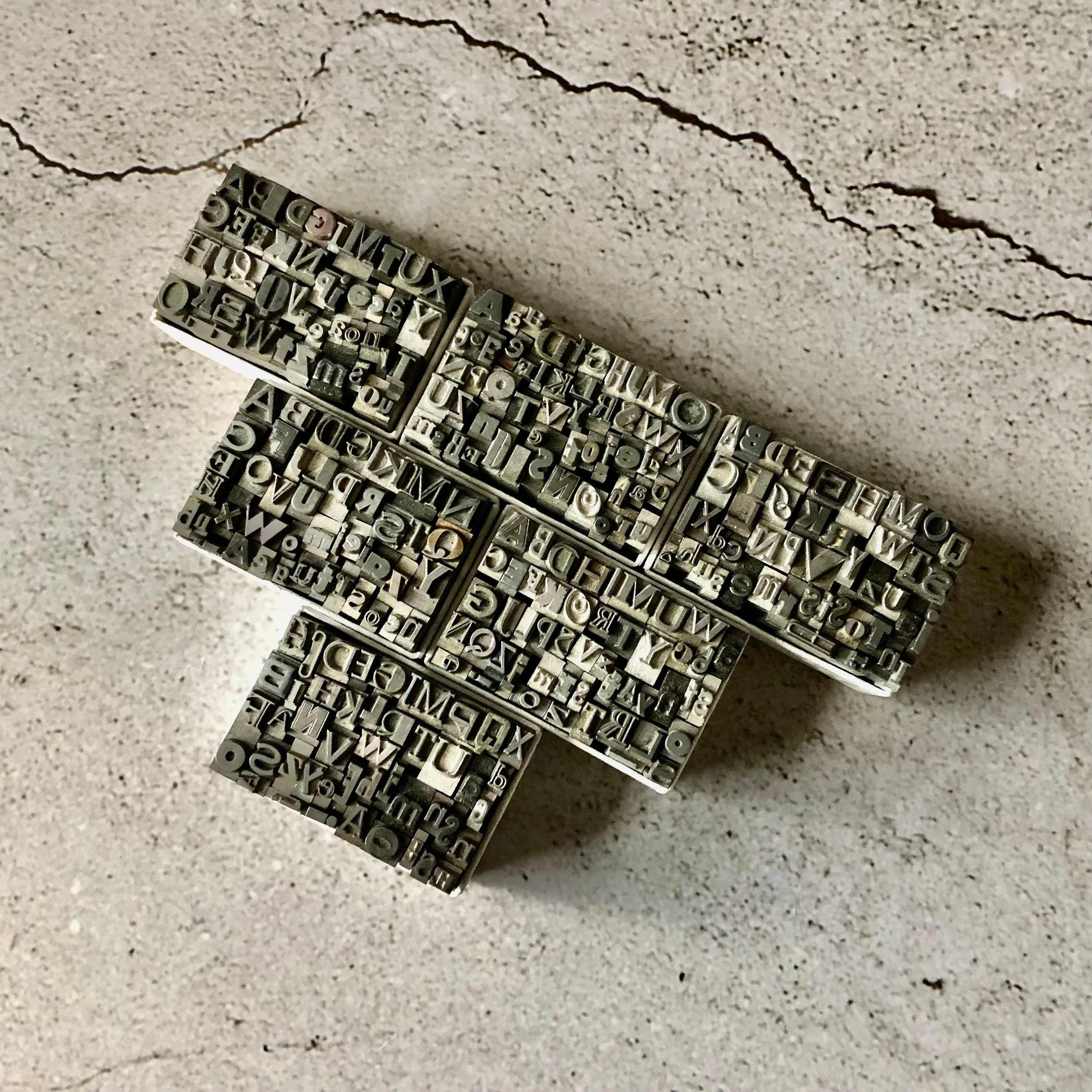 Metal Typeset Letters for sale | Only 2 left at -65%