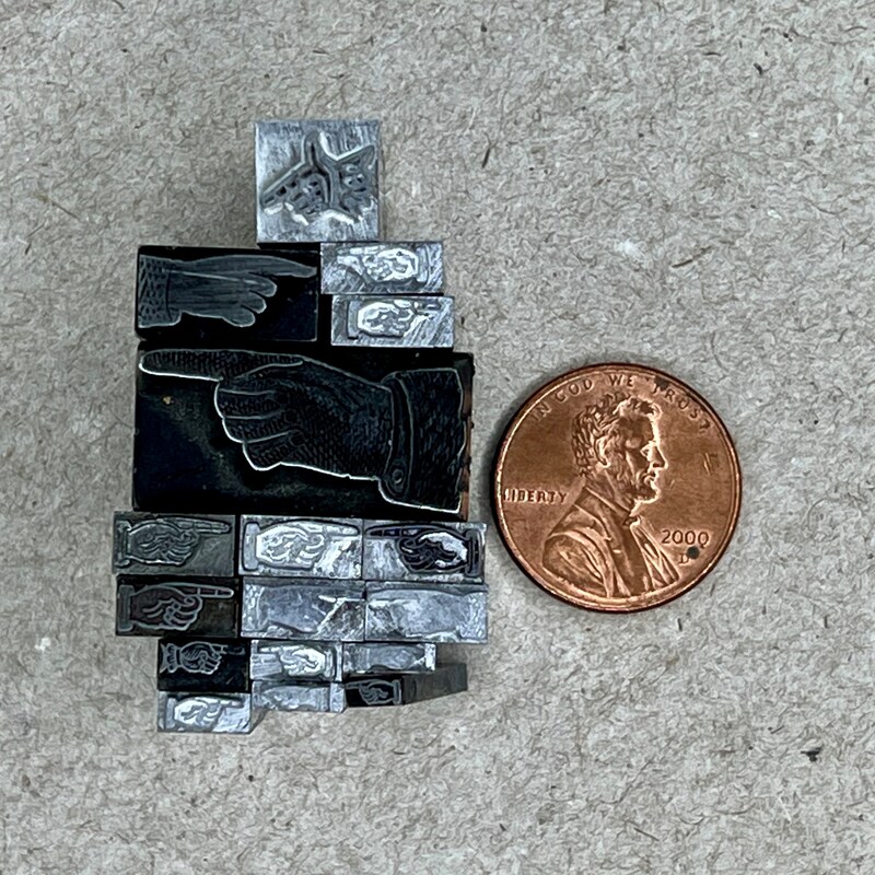 Pointer Stamp - Etsy