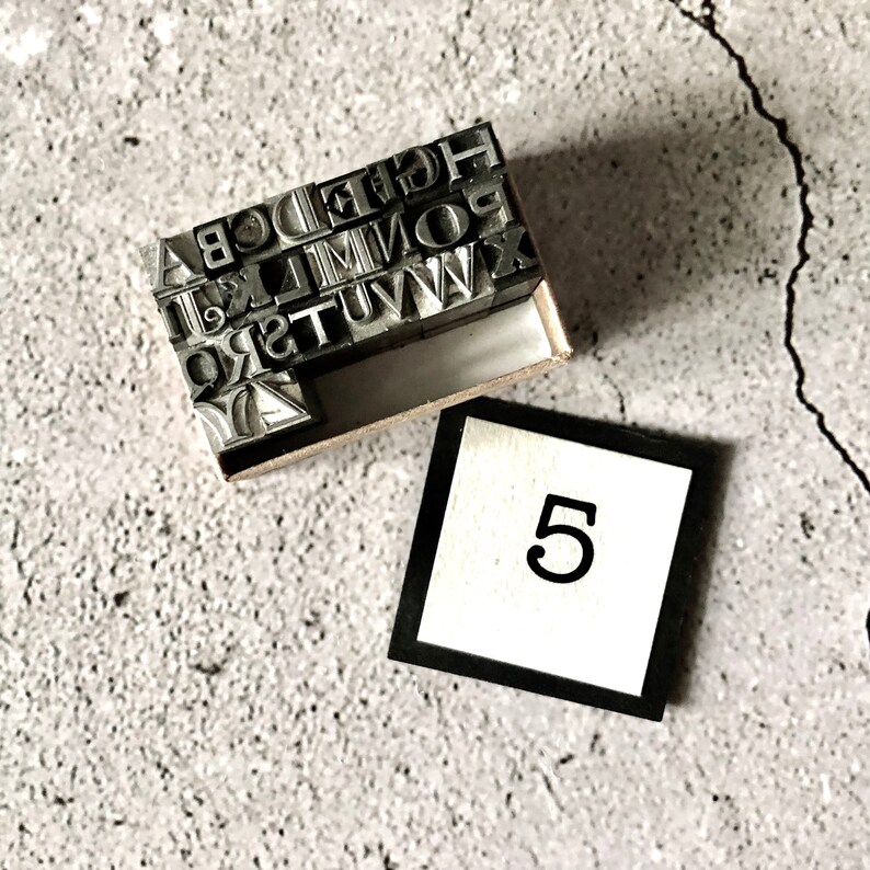 Mini Mixed Font Vintage Letterpress Alphabets | Etsy