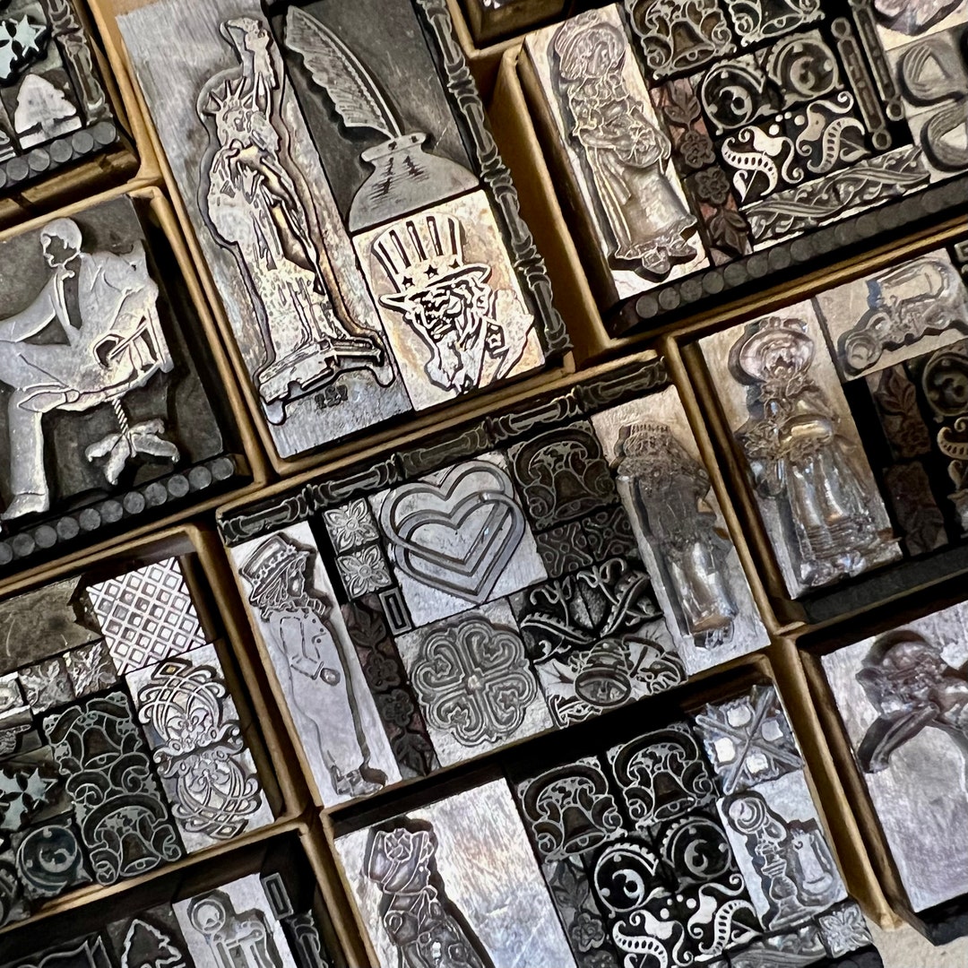 Characterful Collections of Vintage Letterpress Ornaments/dingbats for ...