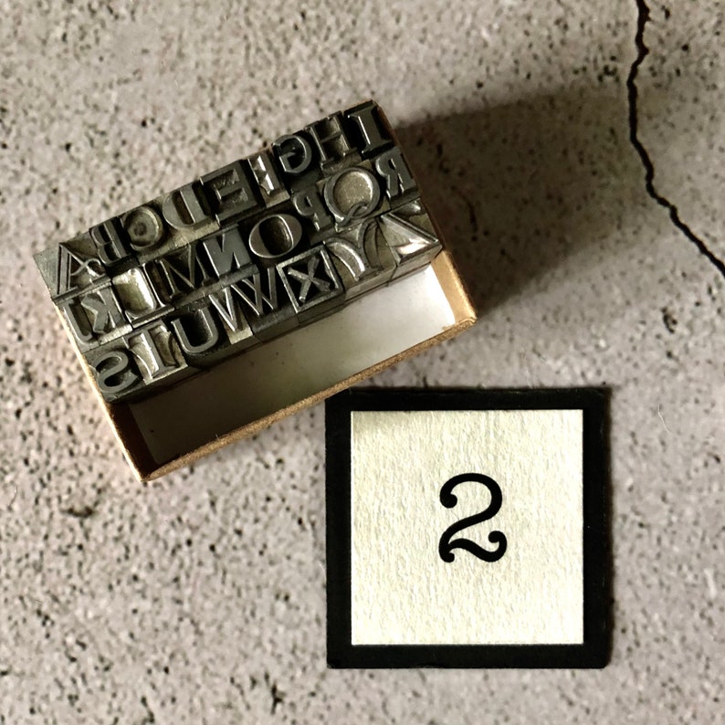 Mini Mixed Font Vintage Letterpress Alphabets | Etsy