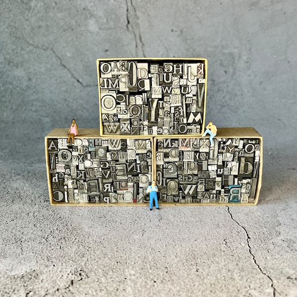 Letterpress Type - Etsy