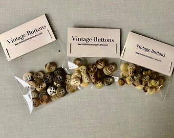Tortoise Buttons - Etsy