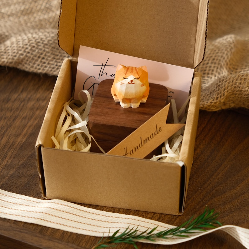 Handmade Wooden Cat & Bear Ring Box, Rustic Wedding Proposal - Etsy