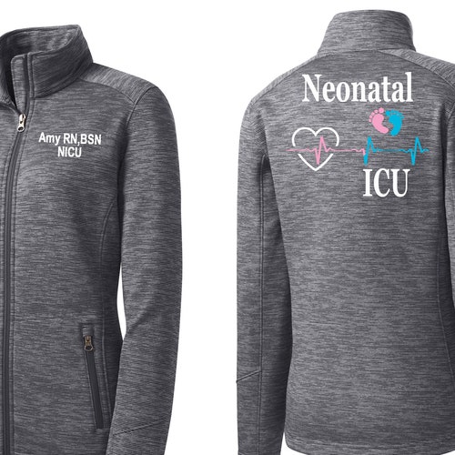 NICU Women's Work Jacket Neonatal ICU Embroidered Nurse - Etsy