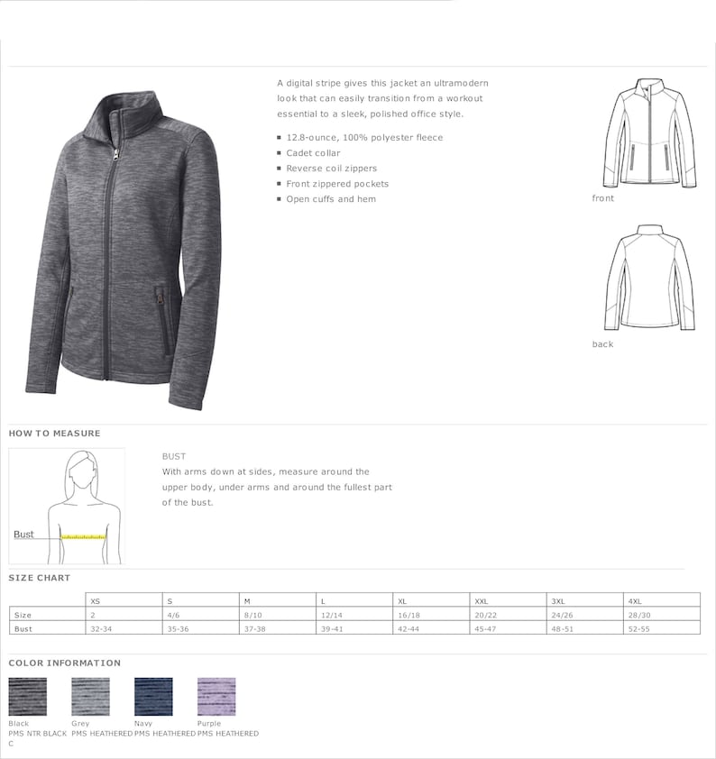 Personalized STEMI Team Nurse Jacket: Embroidered Fleece With Heart ...