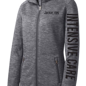 ICU Intensive Care Unit Jacket Nurse Jacket Embroidered Jacket ...