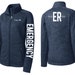 Emergency Nurse Jacket ER Department Nursing Embroidered Custom ...