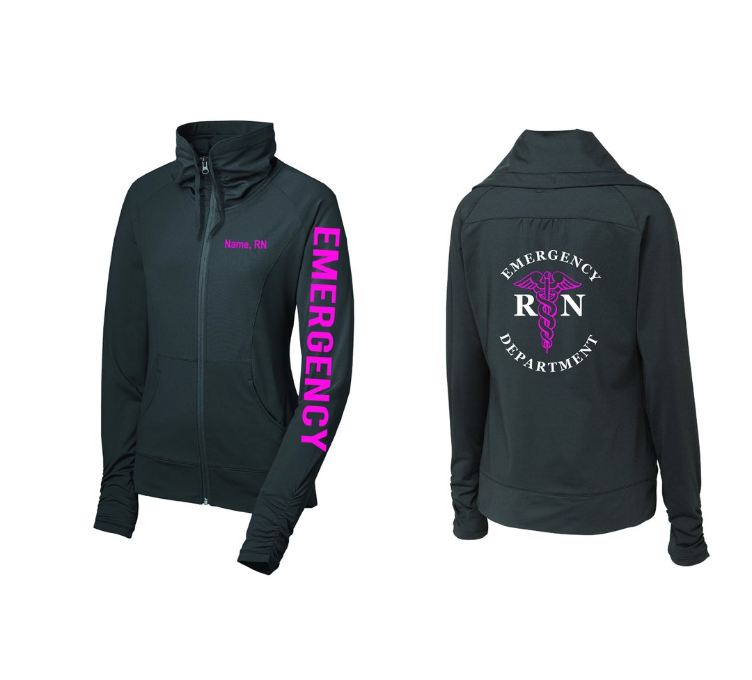 Personalized Emergency Department RN Jacket - Embroidered ER Nurse ...