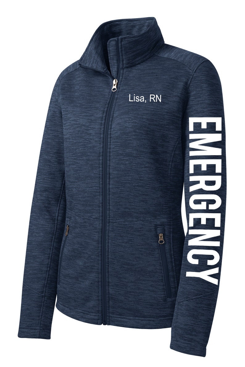 Nurse Jacket ER Nurse Emergency Department Nursing Embroidered | Etsy