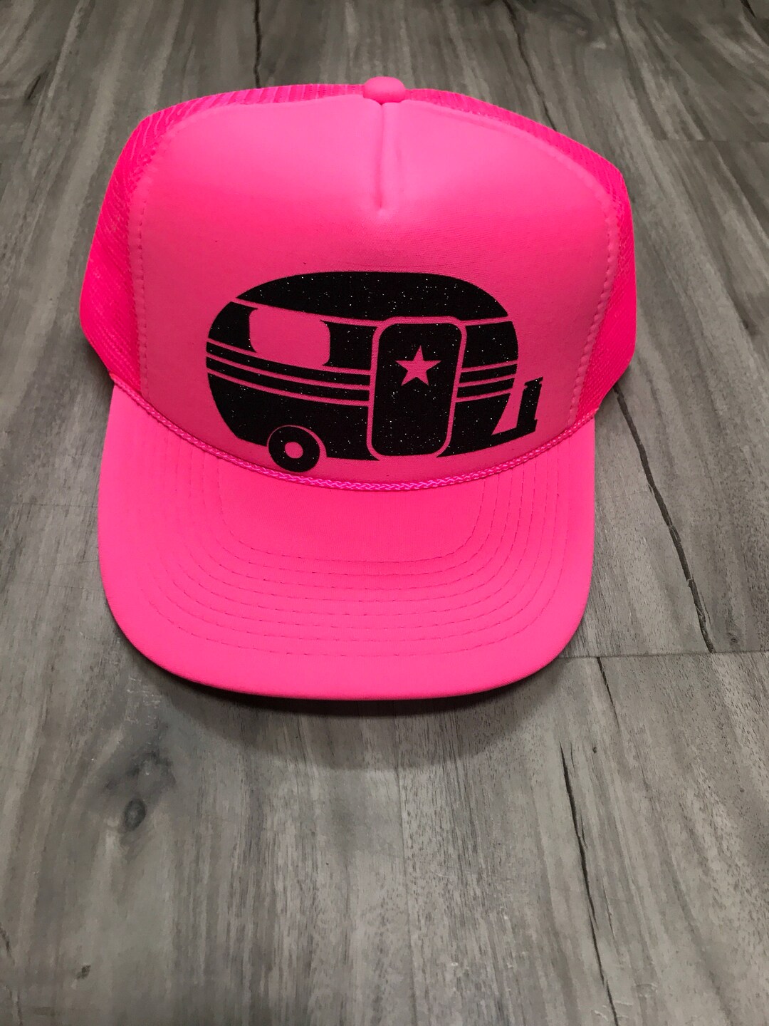 Camper Camping Trucker Hat Mesh Camping Desert Riding Country - Etsy