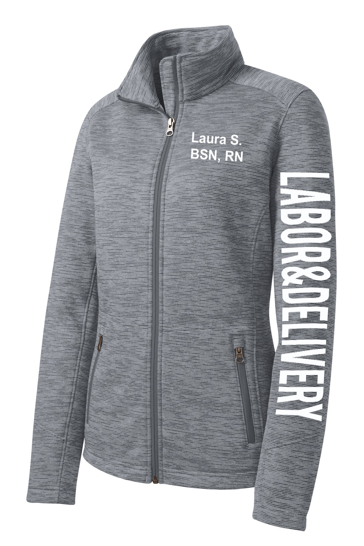 Labor and Delivery Jacket L&D Nurse Nursing Baby Love Feet - Etsy