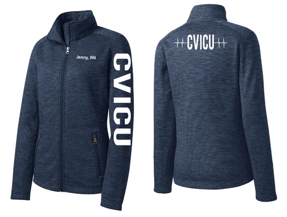CVICU Nurse Jacket Heart Rhythm Intensive Care Women's - Etsy
