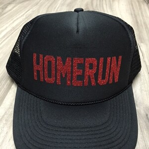 Home Run Trucker Hat Baseball Trucker Hat Baseball Season - Etsy