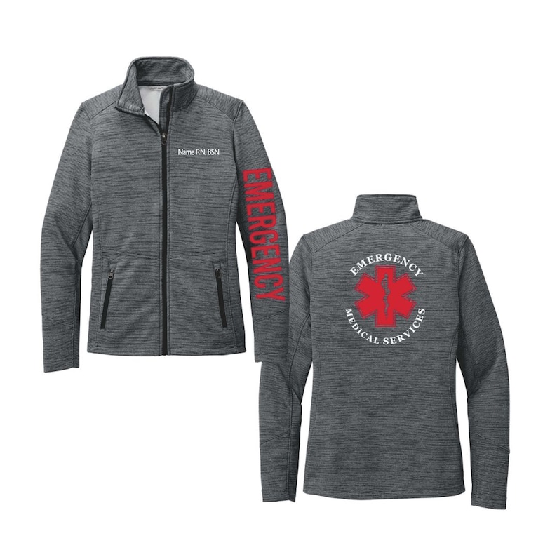 Personalized EMS EMT Jacket - Embroidered First Responder Uniform ...
