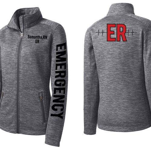 Emergency Nurse Jacket ER Nurse Emergency Department Nursing - Etsy
