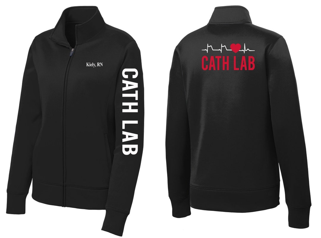 Cath Lab Jacket Heart Rhythm Catheter Department Nursing Embroidered ...