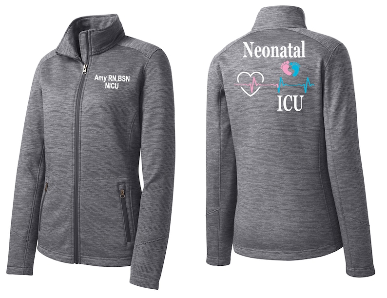 NICU Women's Work Jacket Neonatal ICU Embroidered Nurse - Etsy