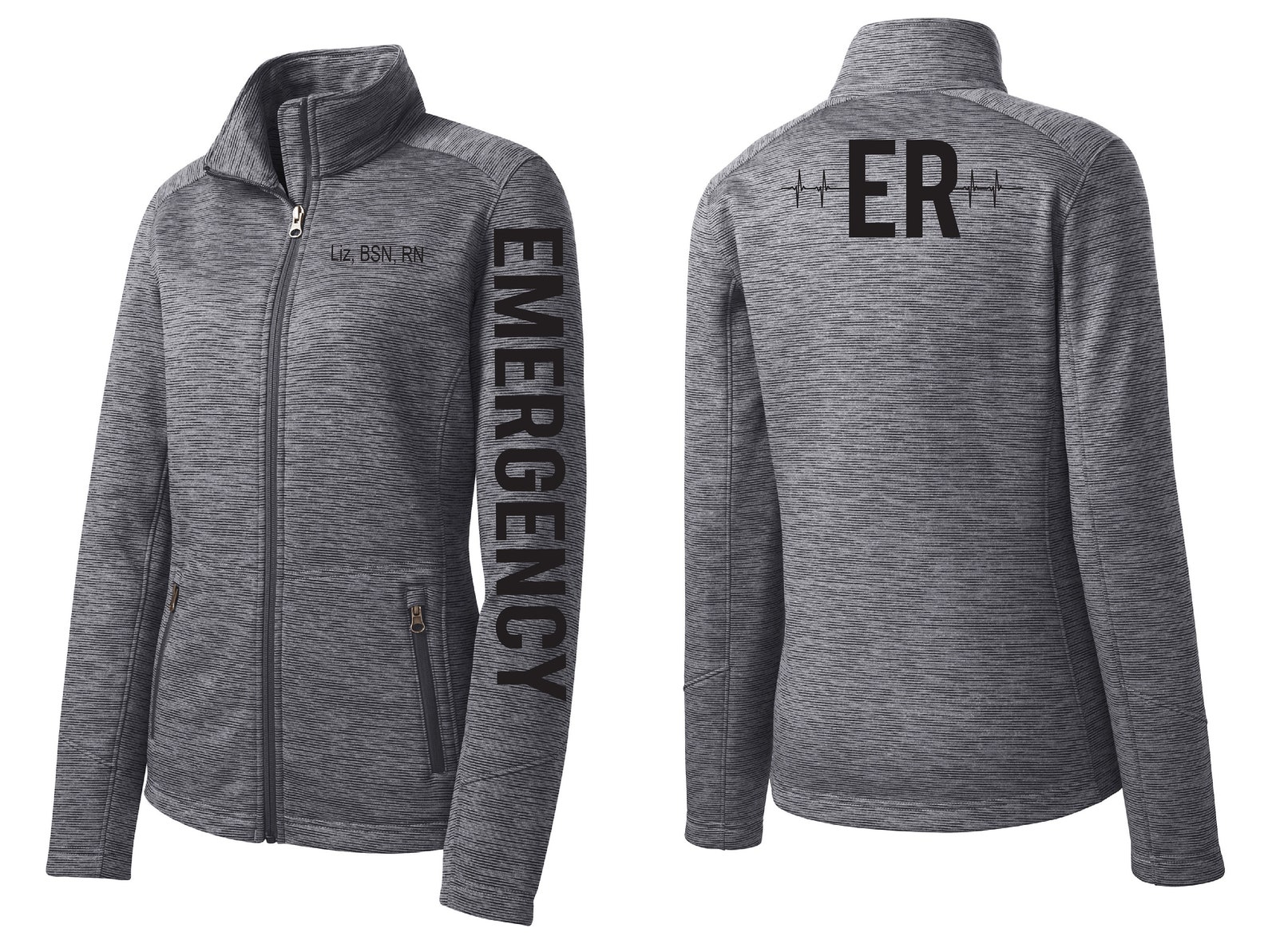 Emergency Nurse Jacket ER Nurse Emergency Department Nursing | Etsy