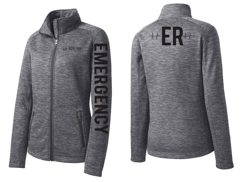 Emergency Nurse Jacket ER Nurse Emergency Department Nursing - Etsy