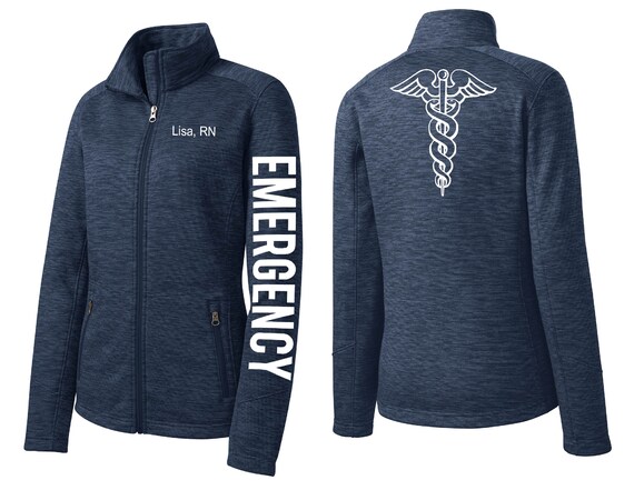 Nurse Jacket ER Nurse Emergency Department Nursing Embroidered | Etsy