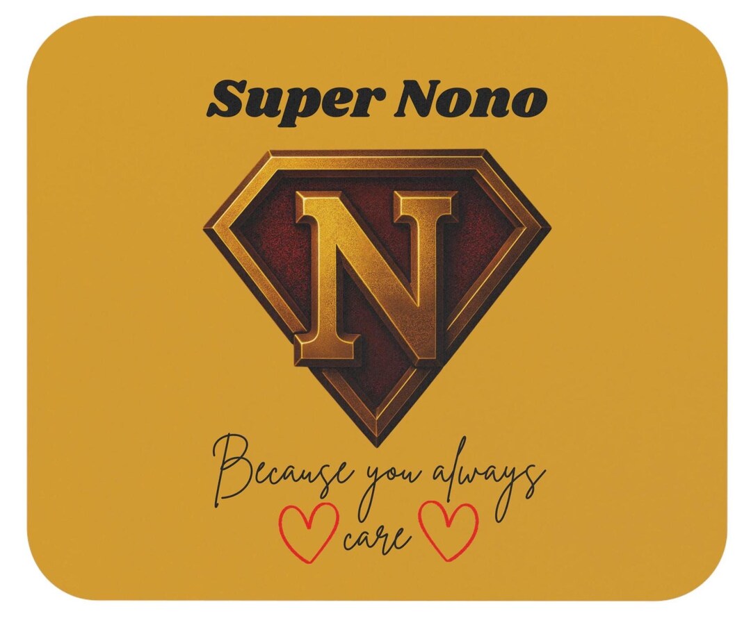 Super Nono Mouse Pad | Rectangle Computer Desk Mat - Etsy