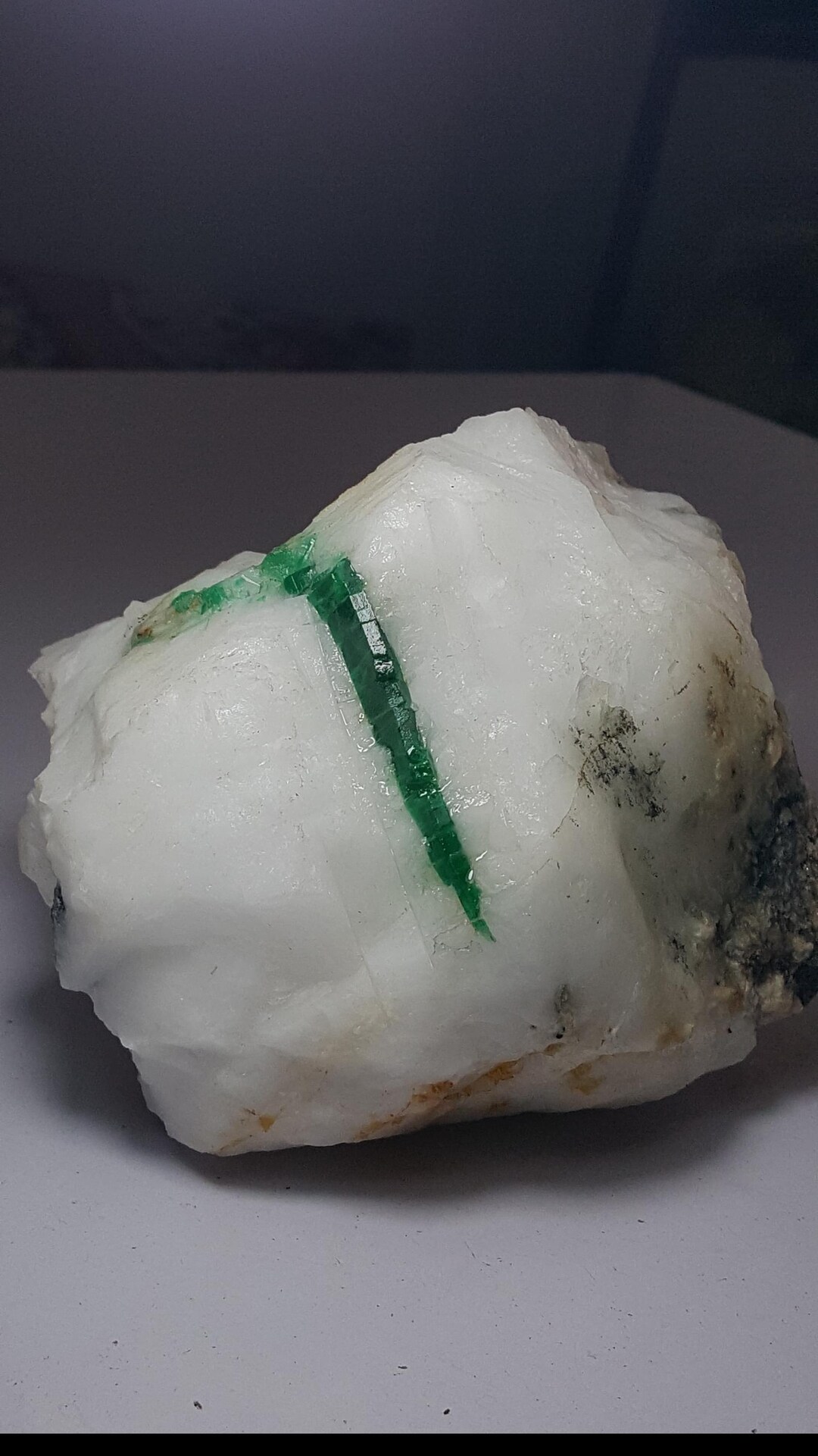 An Emerald Specimen From Swat Fizagat Old Mine . It is Such a Stunning ...