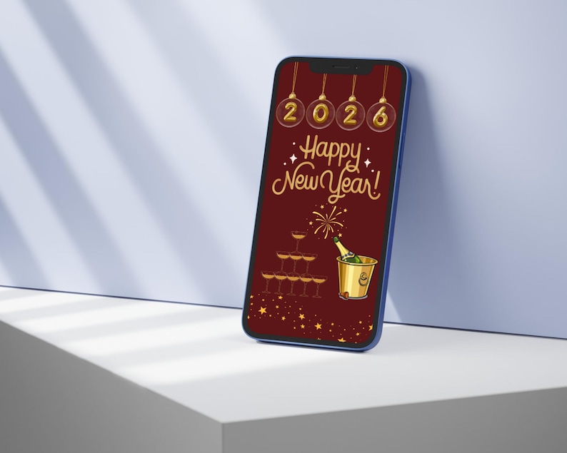 2026 New Year’s Eve Animated Ecards | Mobile Phone Video Greeting | Non ...