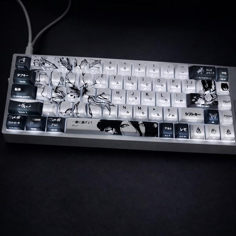 Reze Bomb Devil Chainsaw Man Anime Inspired Keycaps, 126 Keys PBT ...