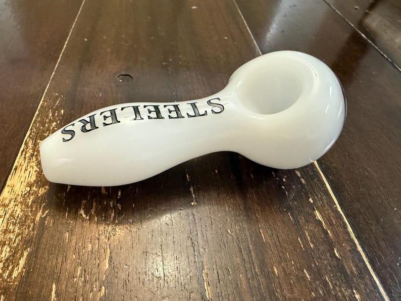 4.25” Premium Glass Pipe Etched and Painted Pittsburgh Steelers - Etsy