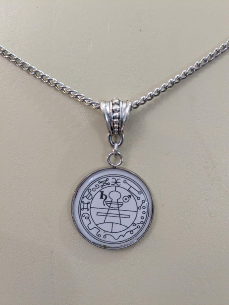 Seal of Solomon Protection Talisman Amulet on a Stainless Steel ...