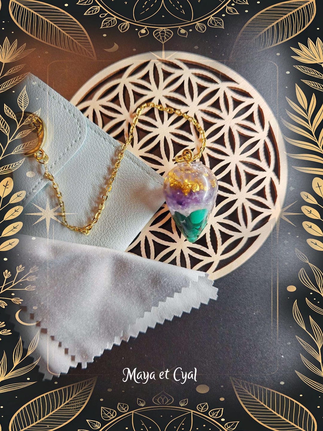 The Healer, Pendulum, Talisman, Natural Stone, Handmade, Energetic ...