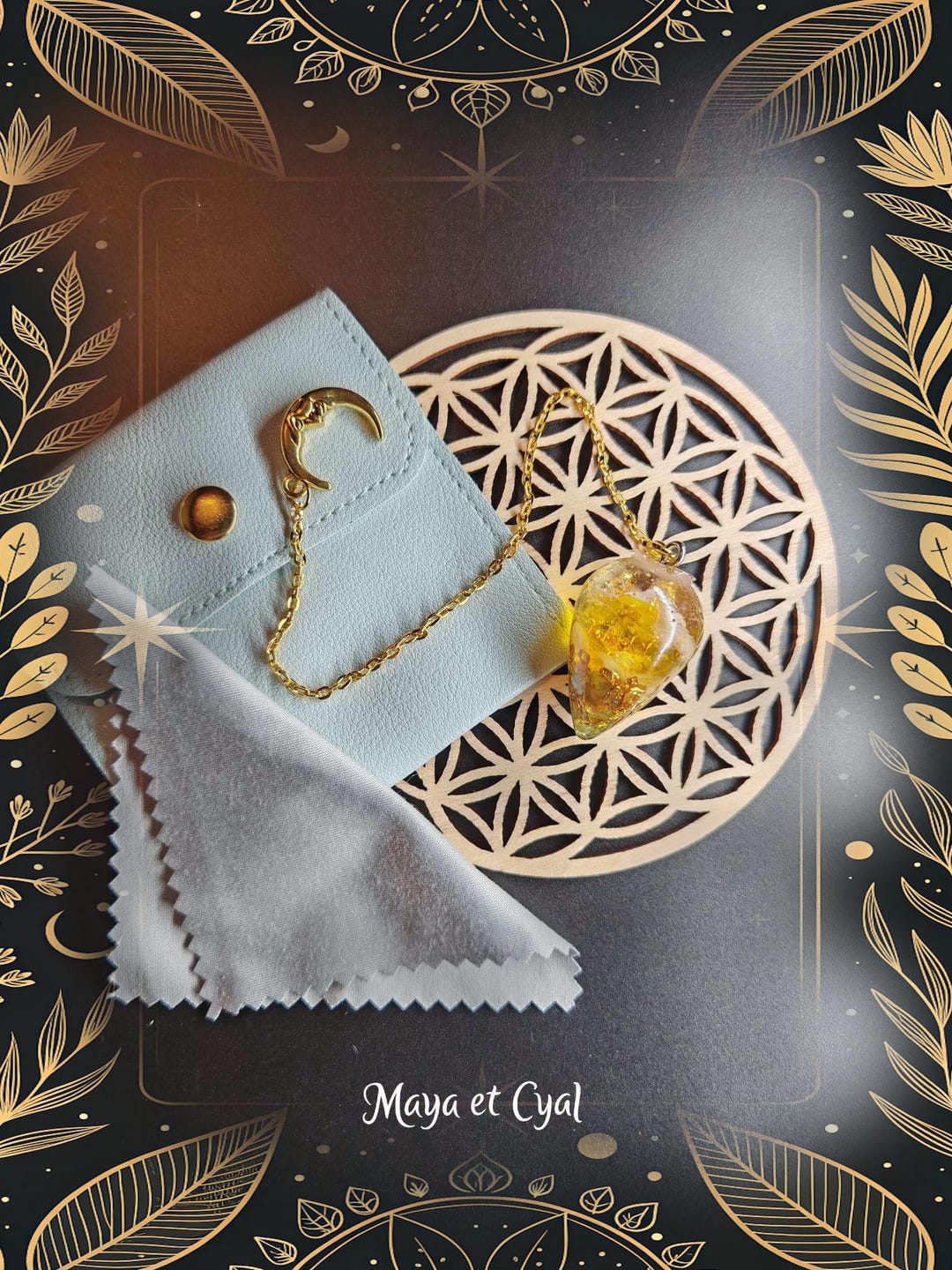 Inner Sun, Pendulum, Talisman, Natural Stone, Handmade, Energetic ...