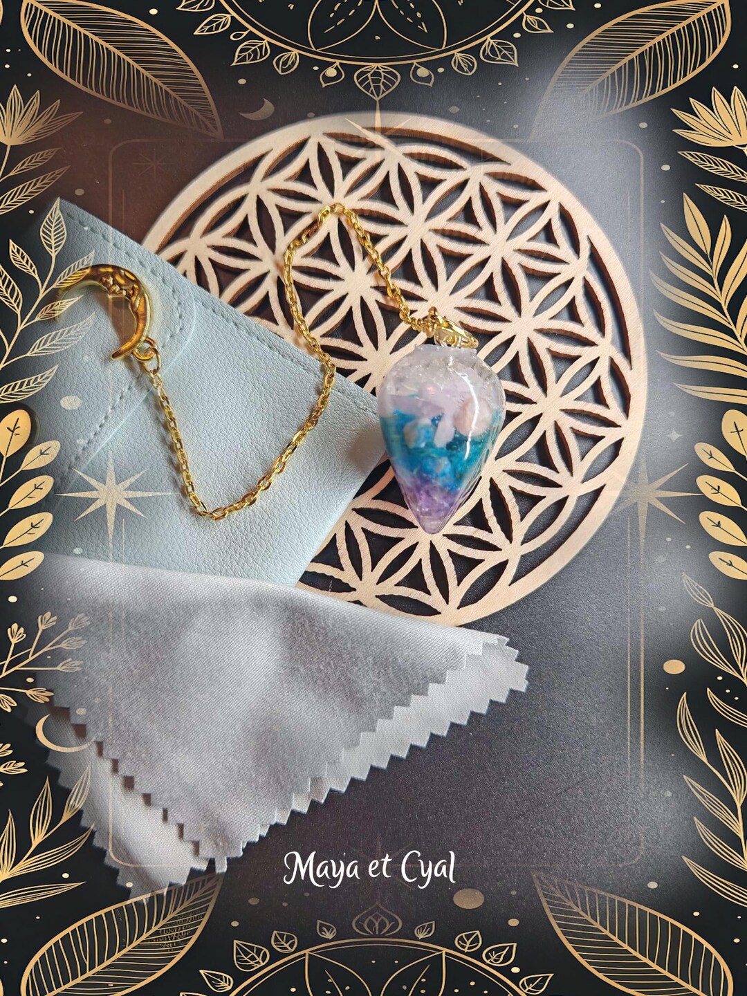 Divine Harmony, Pendulum, Talisman, Natural Stone, Handmade, Energetic ...
