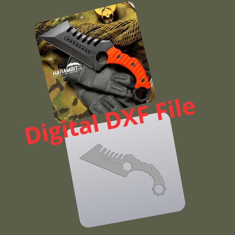 Karambit Knife Template - Etsy