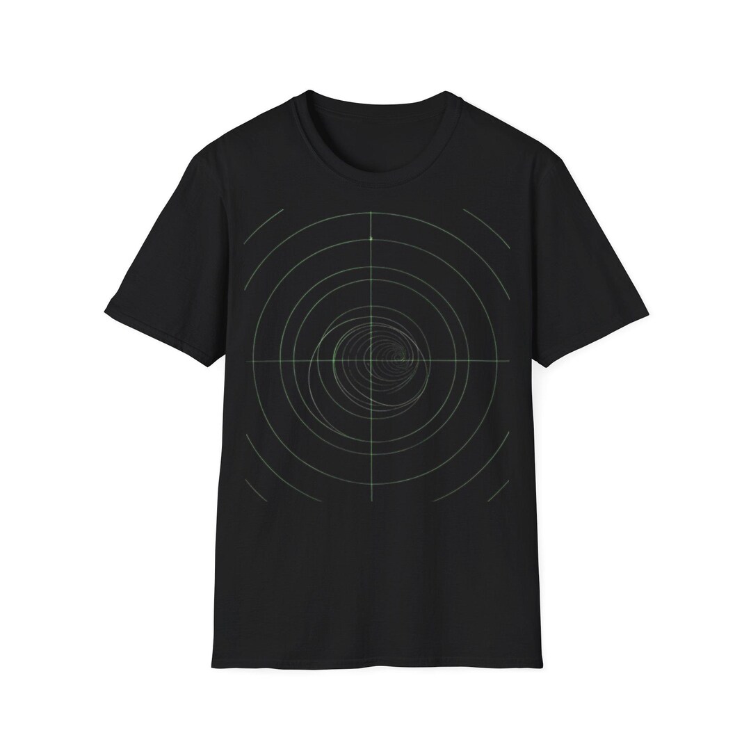 Minimalist Fighter Jet Radar Graphic T-shirt - Etsy