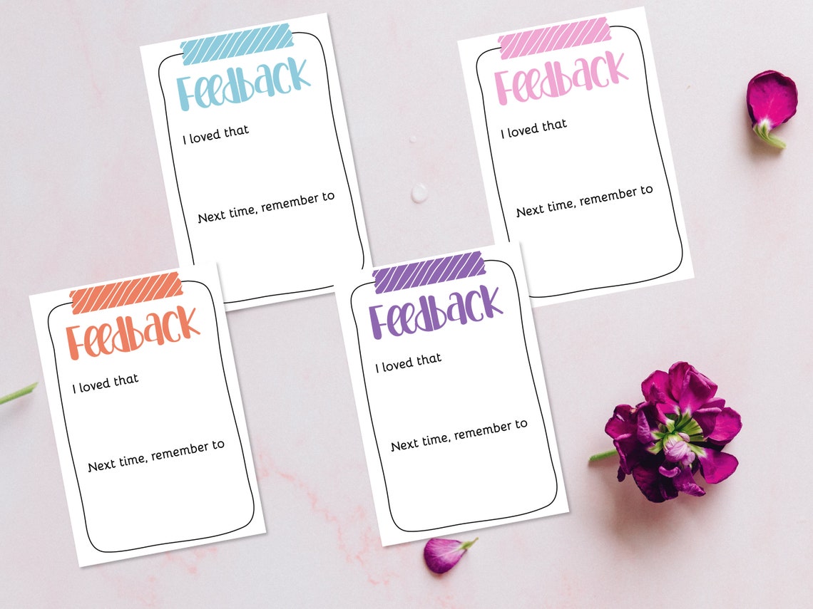 Teacher Feedback Slips for Students Work Printable, Classroom Resources ...