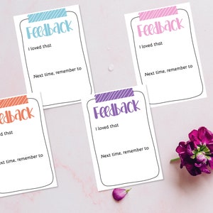 Teacher Feedback Slips for Students Work Printable, Classroom Resources ...